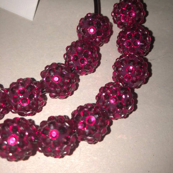 Neiman Marcus | Jewelry | Nieman Marcus Fuchsia Fireball Hoop Earrings ...